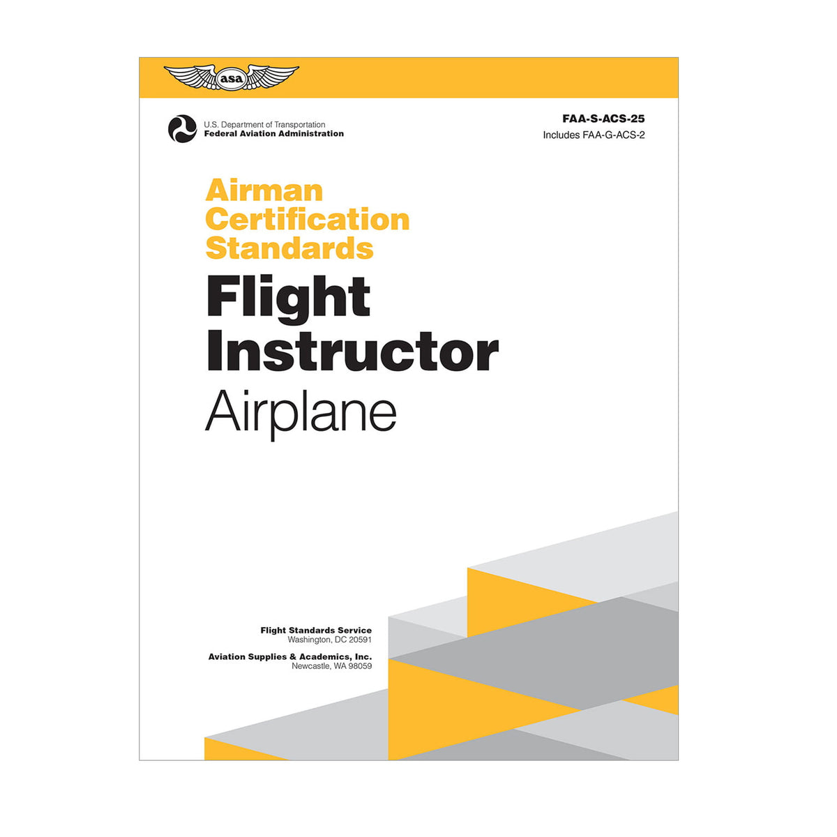 ASA Airman Certification Standards: Flight Instructor (2024 Edition ...