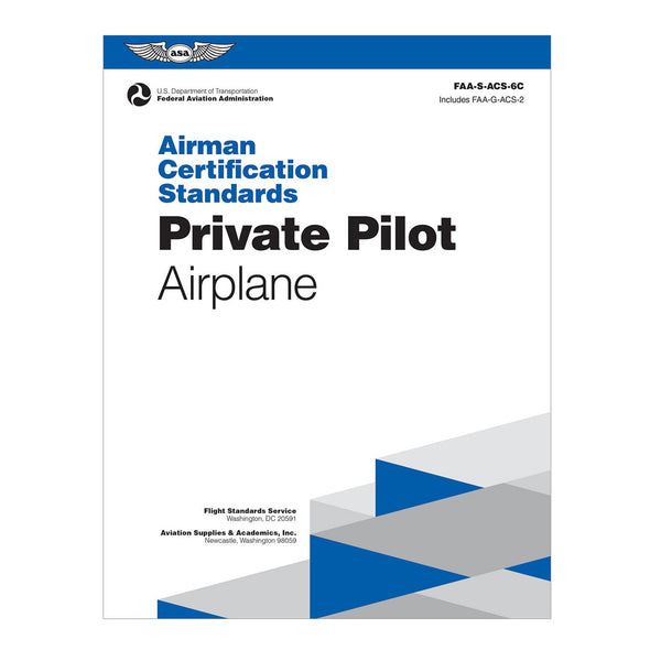 ASA Airman Certification Standards: Private Pilot (2024 Edition ...