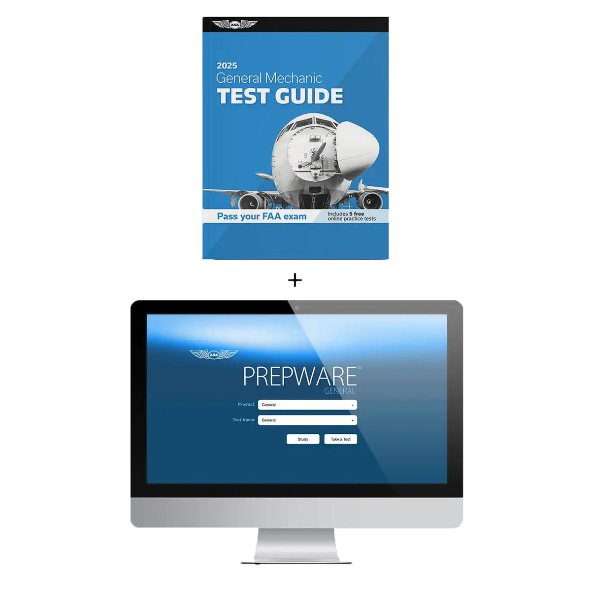 ASA 2025 AMT Test Guide: General | FAA Exam Prep Book & Software ...