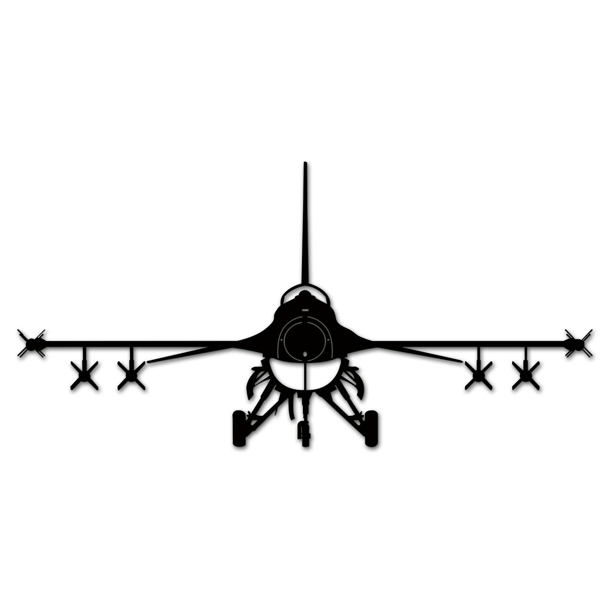 F-16 Falcon Silhouette Plasma Cut Sign – Pilots HQ LLC.