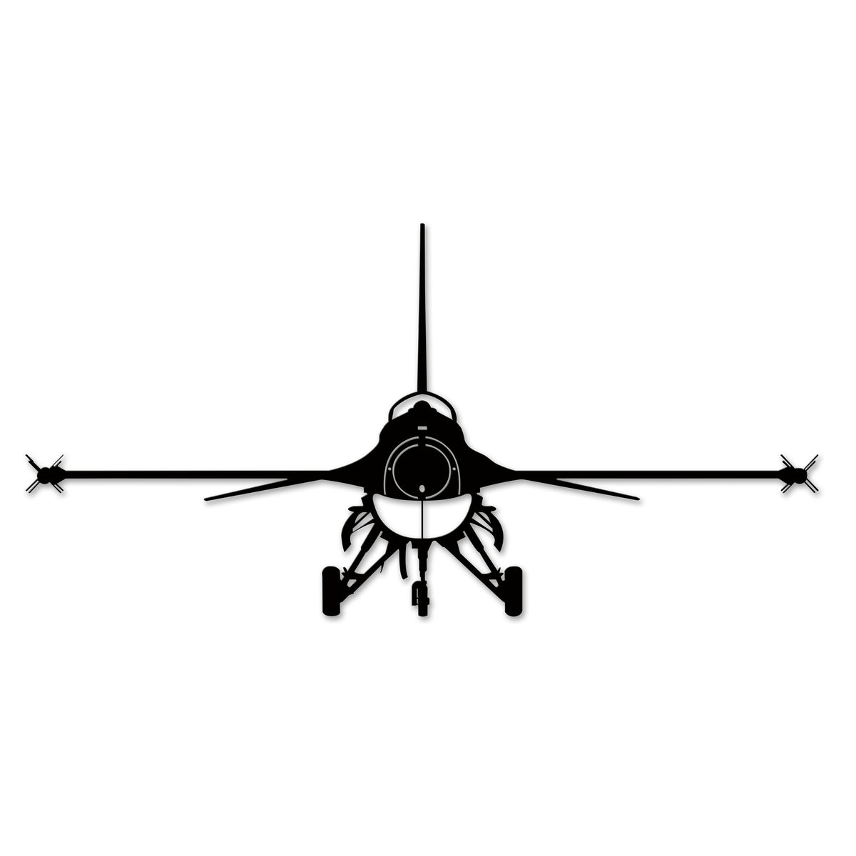 F-16 Falcon Silhouette Plasma Cut Sign – Pilots HQ LLC.