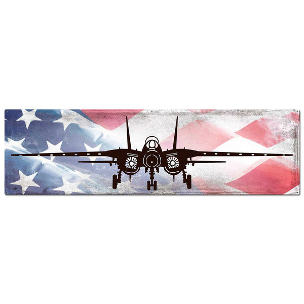 F14 Tomcat American Flag Plasma Cut Sign – Pilots HQ LLC.