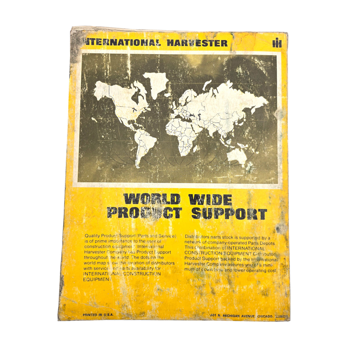 International Model 433 Pay Scraper Operators Manual Book OM-433-1 ...