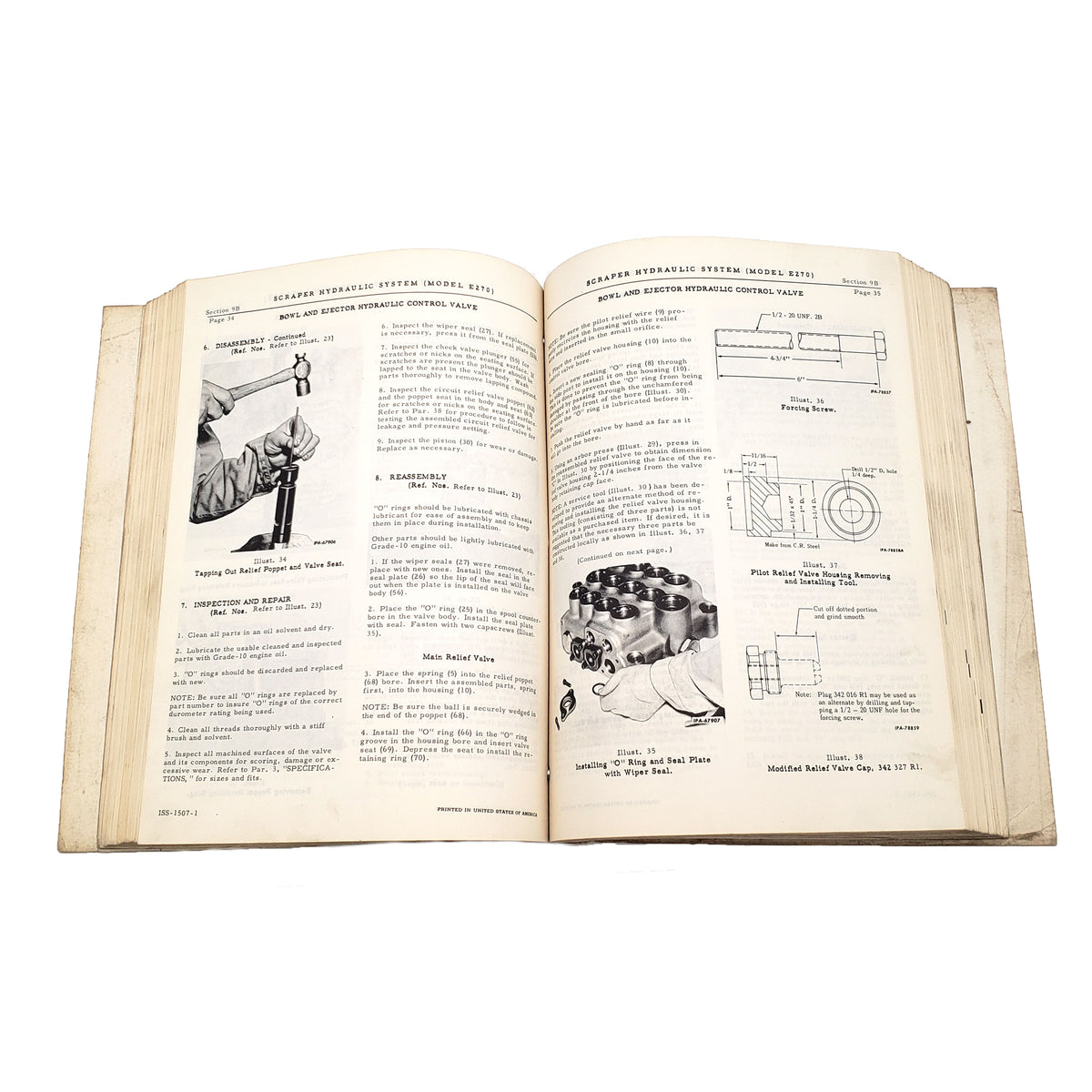 International Harvester Model 270 Pay Scraper & E-270 Elevating Pay Sc ...