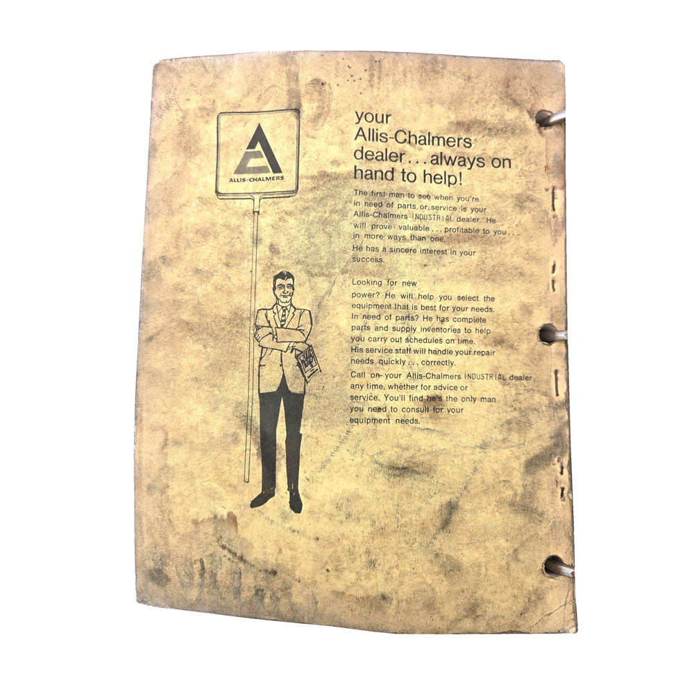 Allis-Chalmers 816 Backhoe Loader Service Manual and Parts Manual ISM1 ...