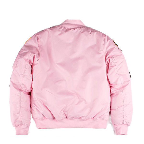 Up and Away - Adult MA-1 Flight Jacket (Pink 6-Patch Up and Away - Adult MA-1 Flight Jacket (Pink 6-Patch
