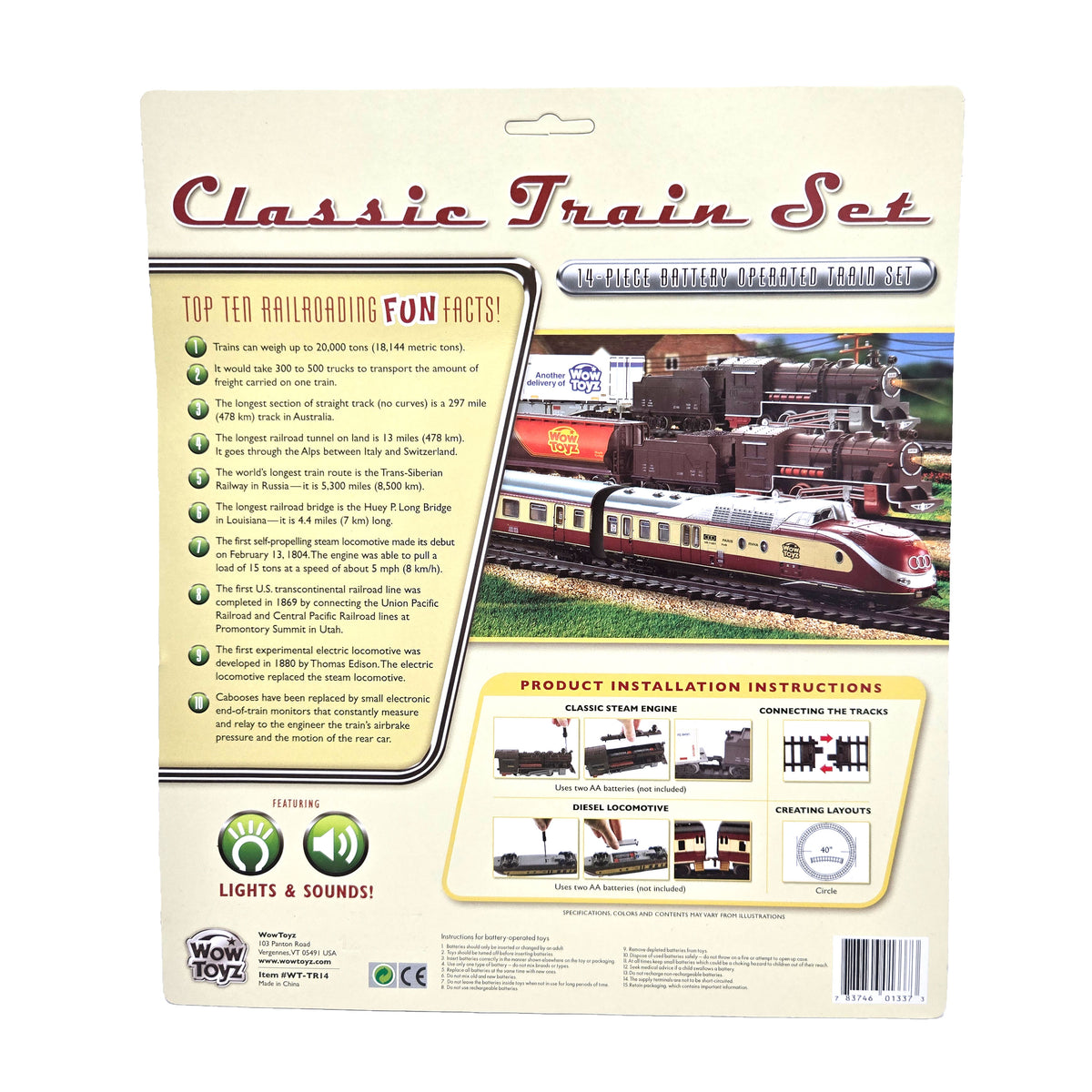 WowToyz® - Classic Train Set, 14-pc – Pilots HQ LLC.