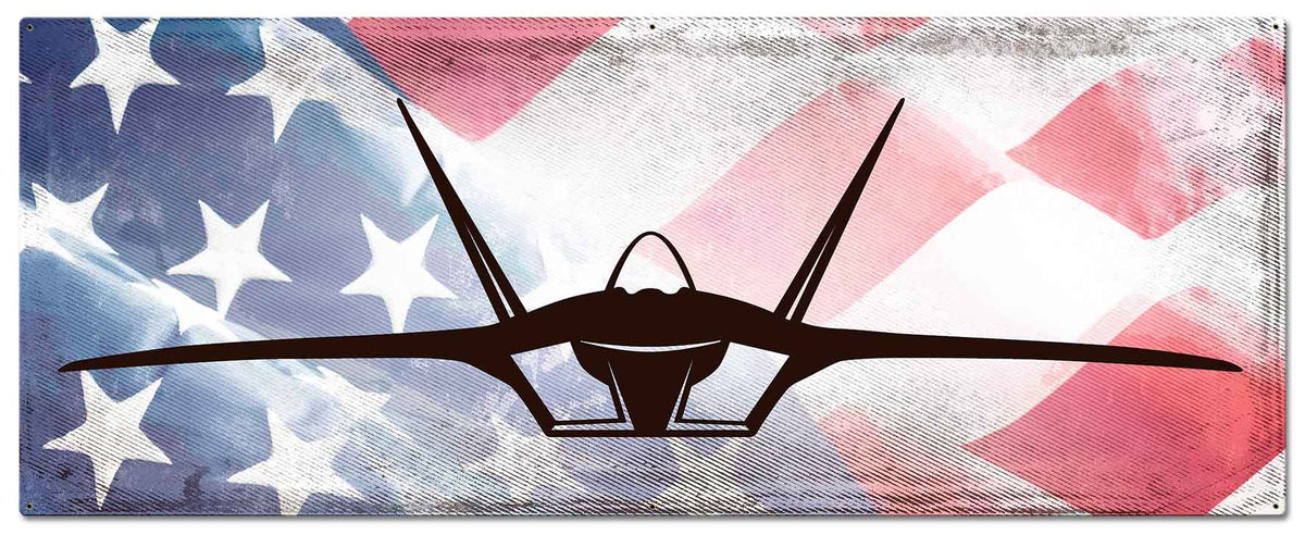 F-22 American Flag Plasma Cut Sign – Pilots HQ LLC.