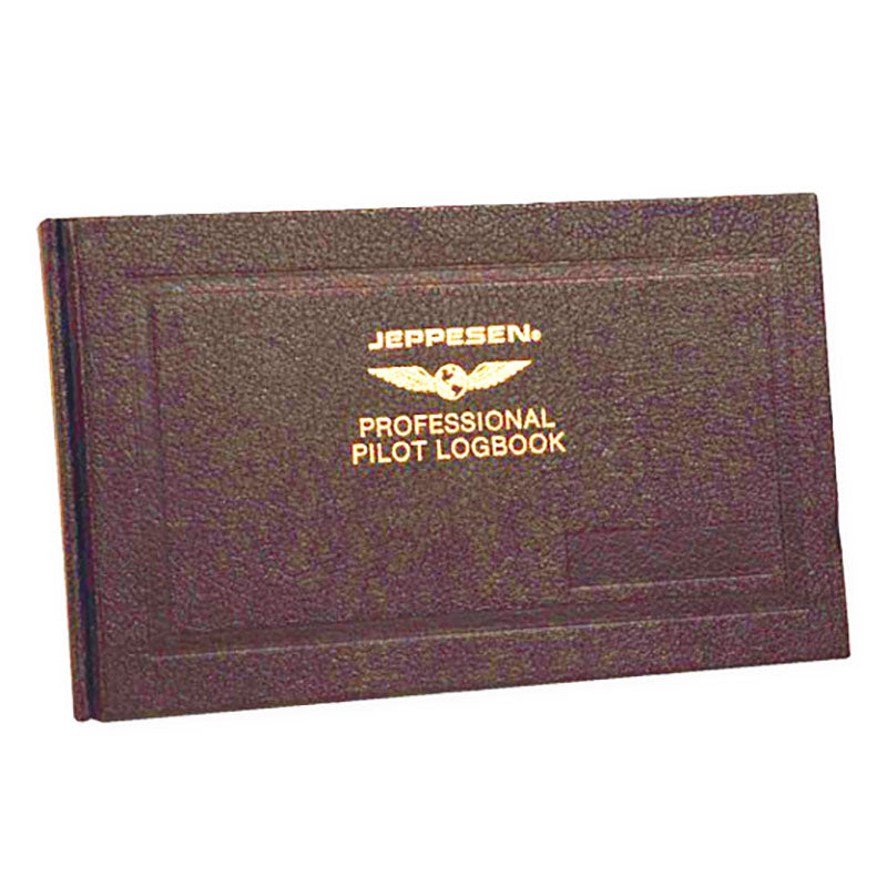 Jeppesen Professional Pilot Logbook | 10-Year Flight Record Book ...