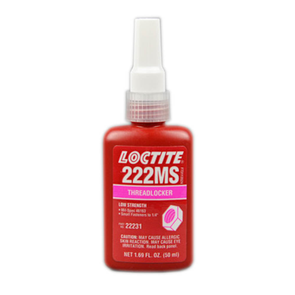 Loctite - 222MS Mil Spec Low Strength Purple Threadlocker - 50 mL ...