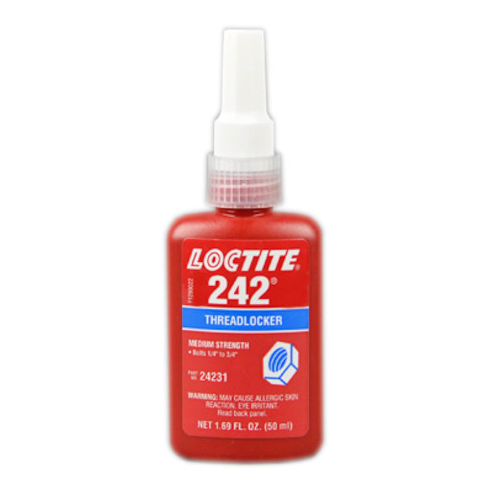 Loctite - 242 Mil Spec Medium Strength Blue Threadlocker - 50 mL ...