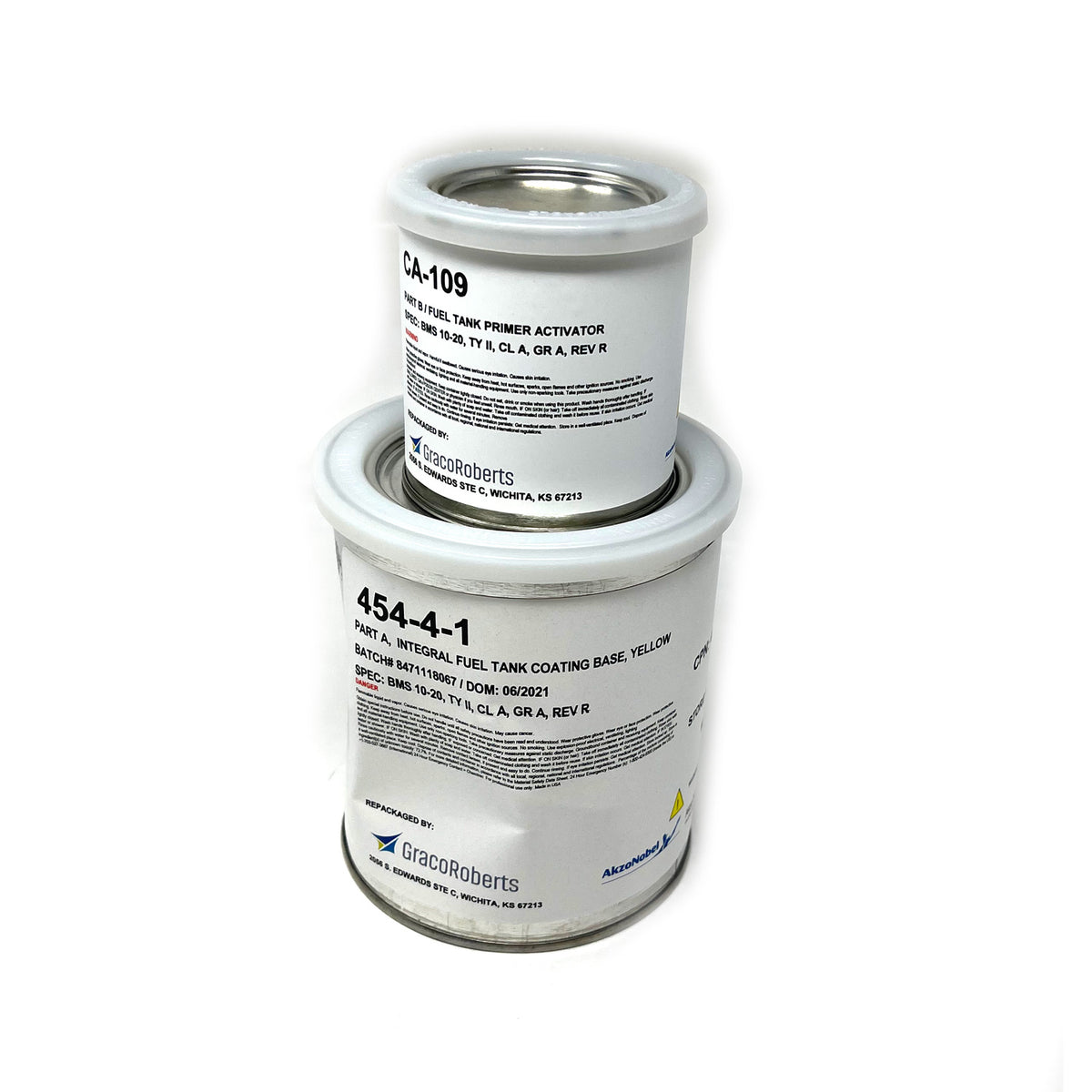 AkzoNobel - Yellow Integral Fuel Tank Coating, Quart Kit | 454-4-1 ...