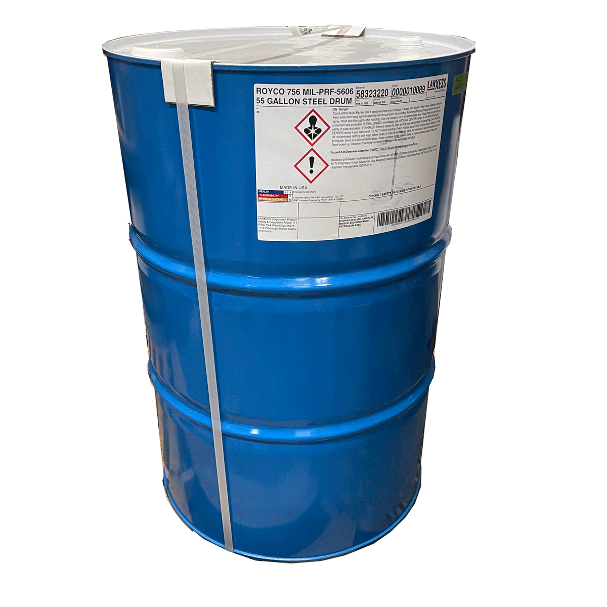 Royco - 756 Hydraulic Fluid, Mil-PRF-5606H, 55-Gal – Pilots HQ LLC.