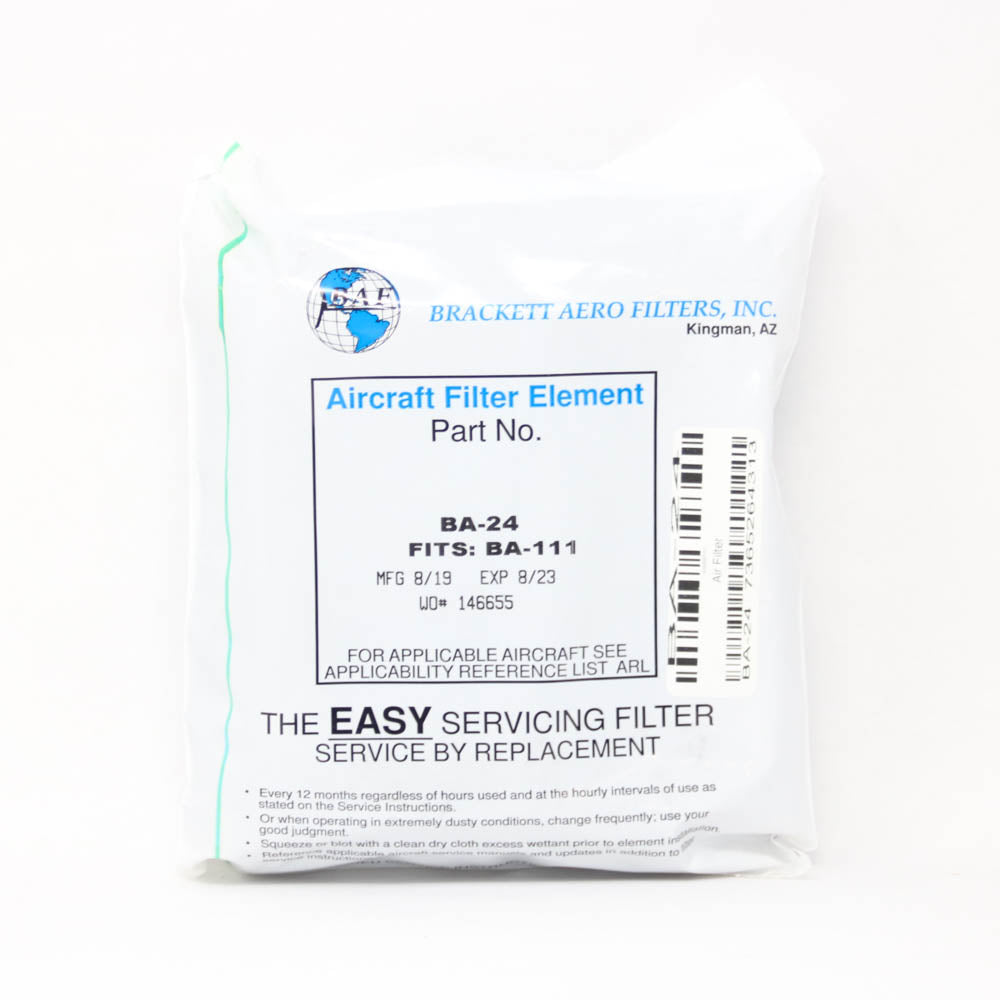 Brackett Aircraft Air Filter Element - BA24 – Pilots HQ LLC.
