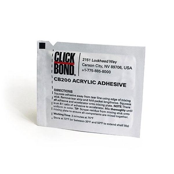 Click Bond - Acrylic Structural Adhesive - 3.5 Gram Pouch | CB200 ...