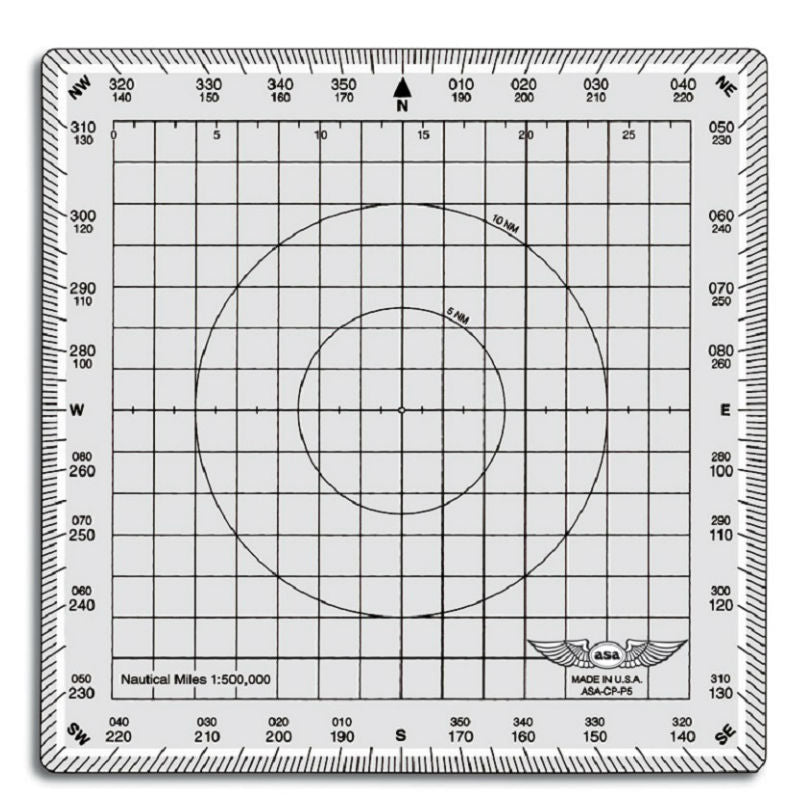 ASA - Square Aviation Plotter – Pilots HQ LLC.