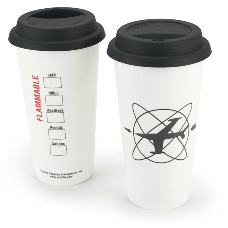 ASA - Auxiliary Tank Travel Coffee Cup | ASA-CUP-TRAVEL – Pilots HQ LLC.