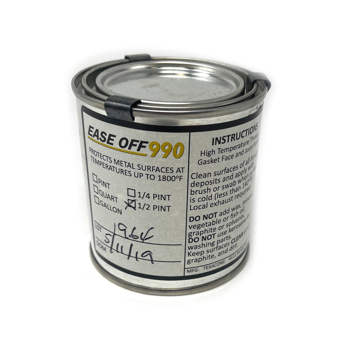 Texacone - Ease Off 990 Anti Seize Compound | 1/2 Pint Can – Pilots HQ LLC.