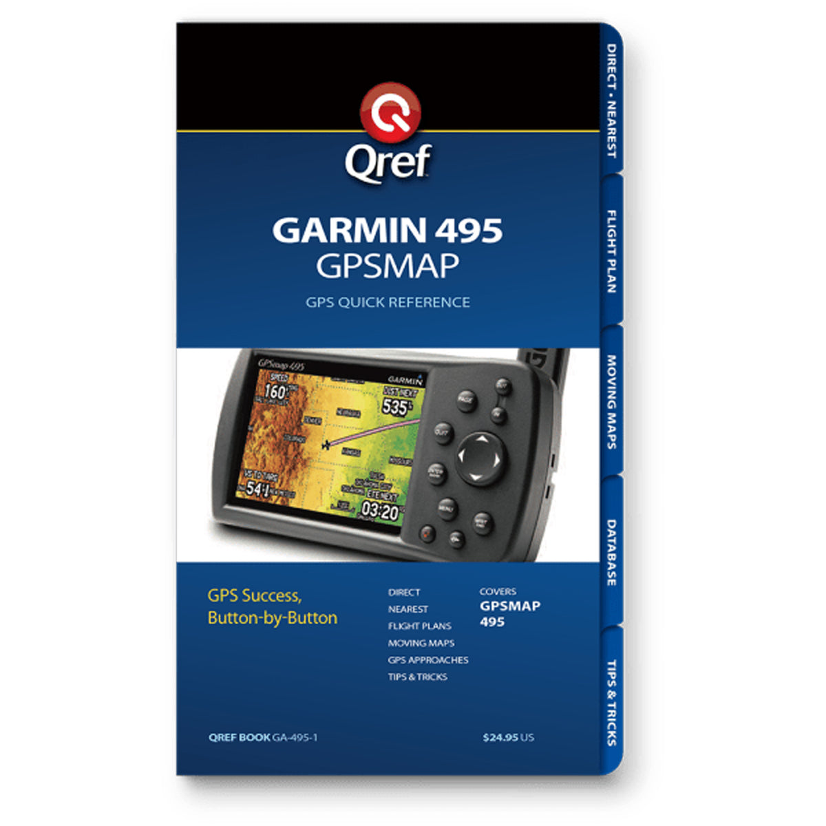 Qref - Garmin GPSMAP 495 Checklist Book – Pilots HQ LLC.