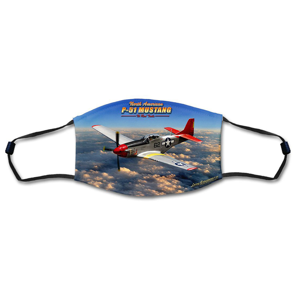 P-51 Mustang Face Mask – Pilots HQ LLC.