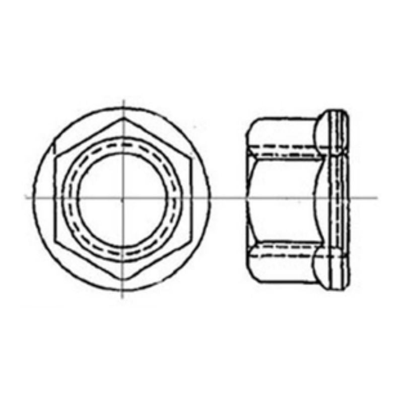 Steel Self-Locking Hexagon Nut, Extended Washer | MS21042-5 – Pilots HQ ...