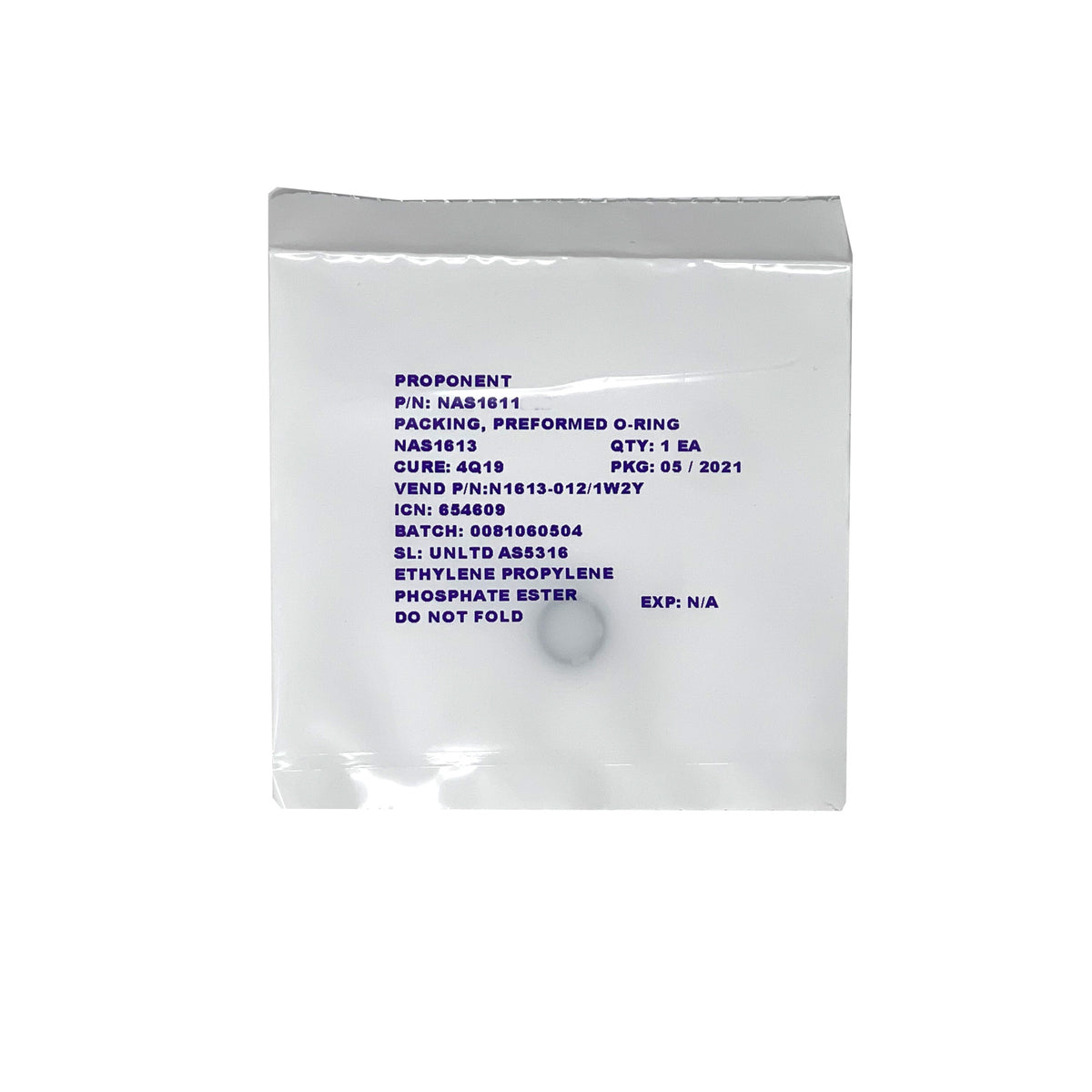 National Aerospace Std - O Ring | NAS1611-114 – Pilots HQ LLC.