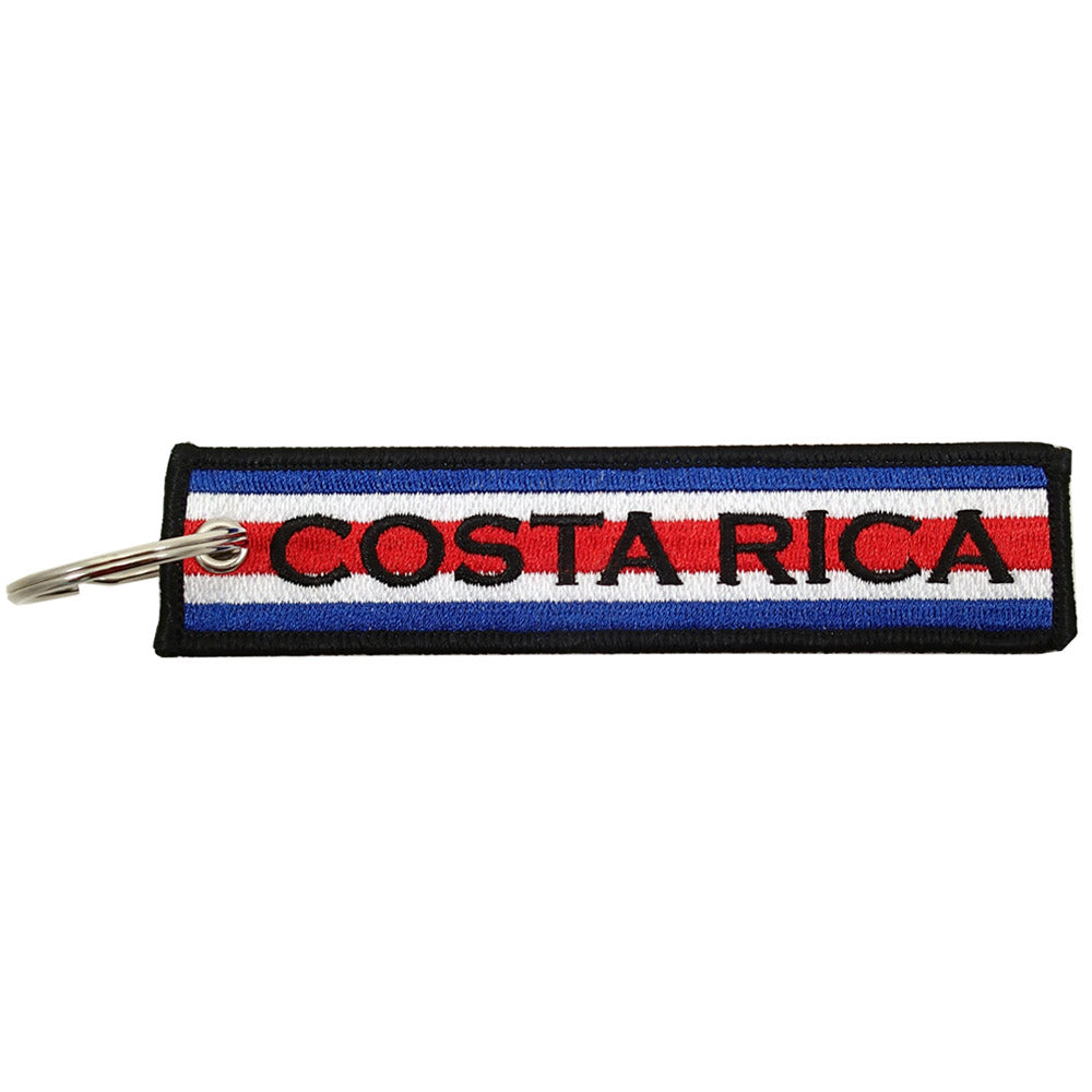 Embroidered Keychain, Costa Rica – Pilots HQ LLC.
