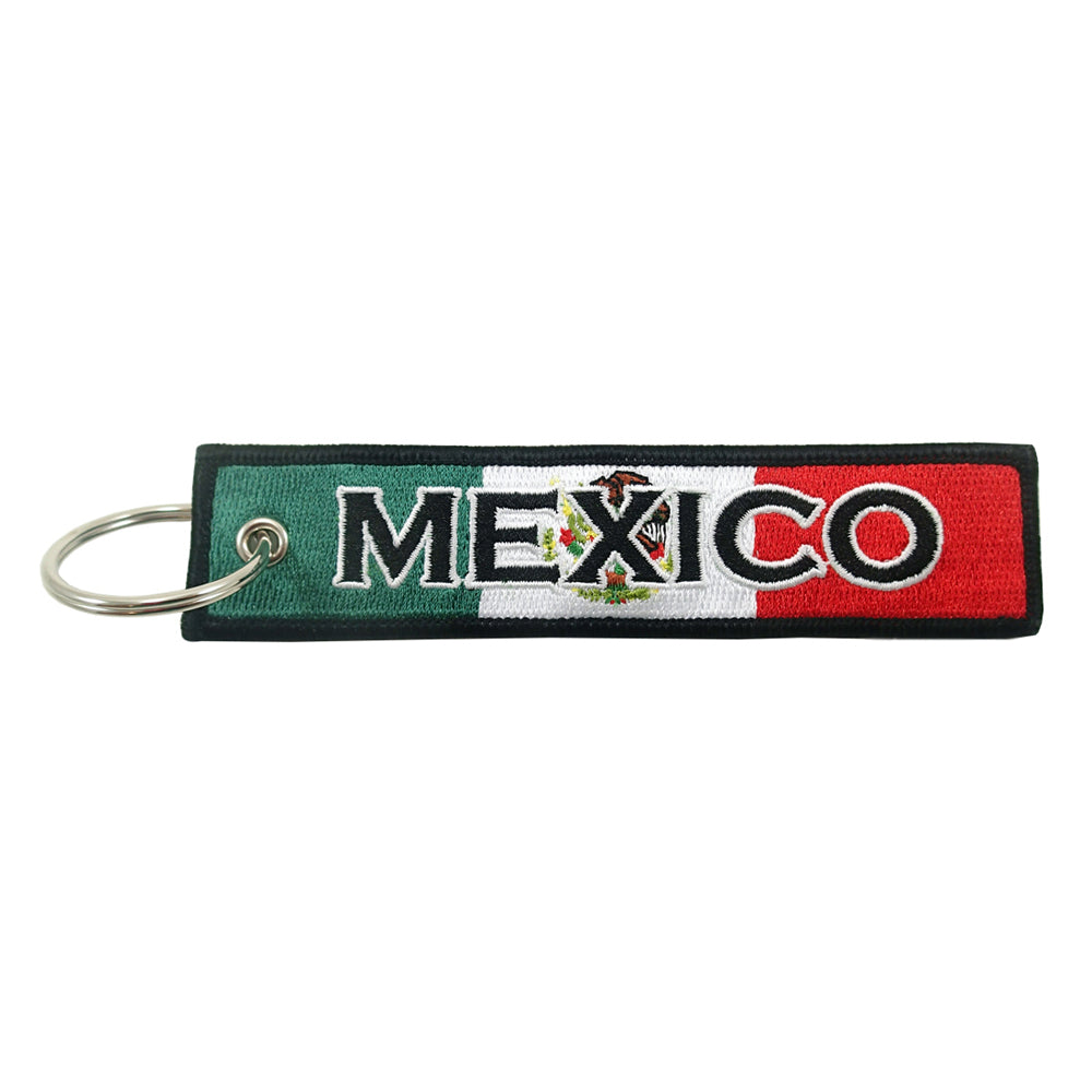 Embroidered Keychain, Mexico – Pilots HQ LLC.