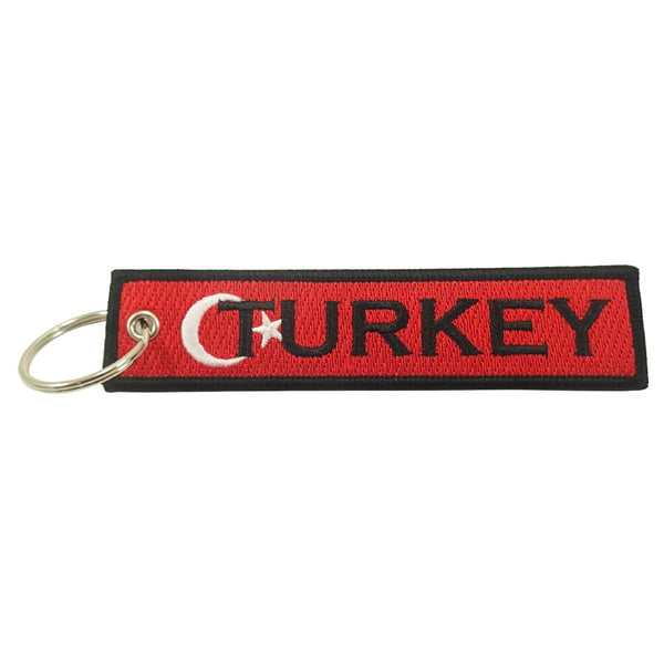 Embroidered Keychain, Turkey – Pilots HQ LLC.