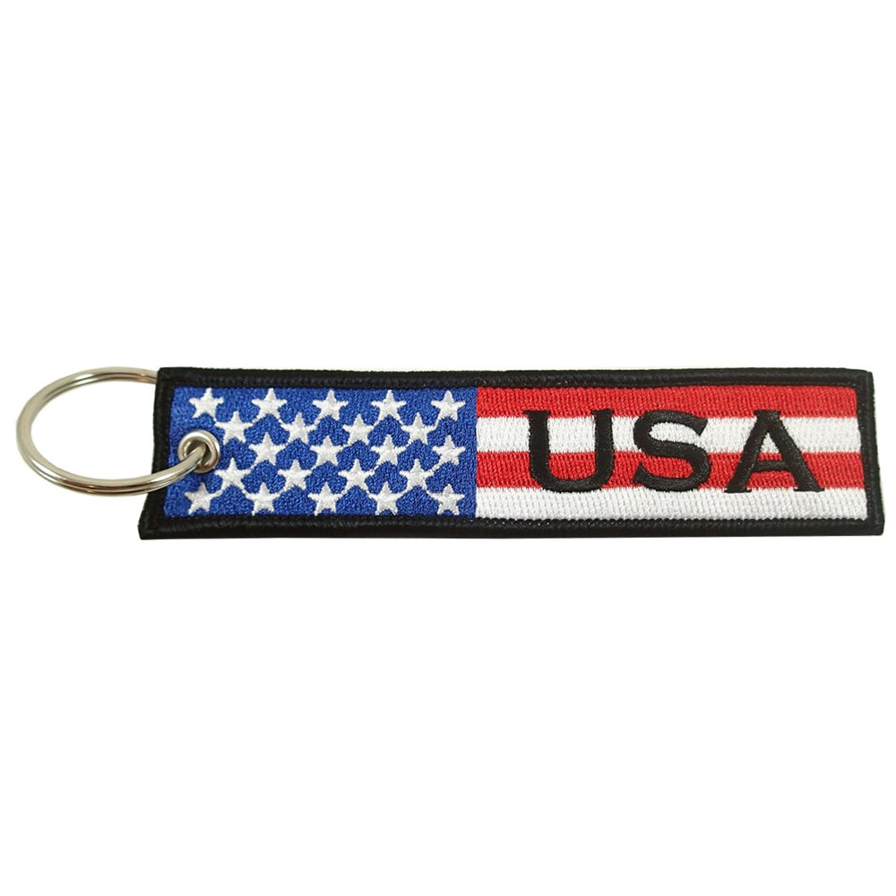 Embroidered Keychain, Usa – Pilots HQ LLC.