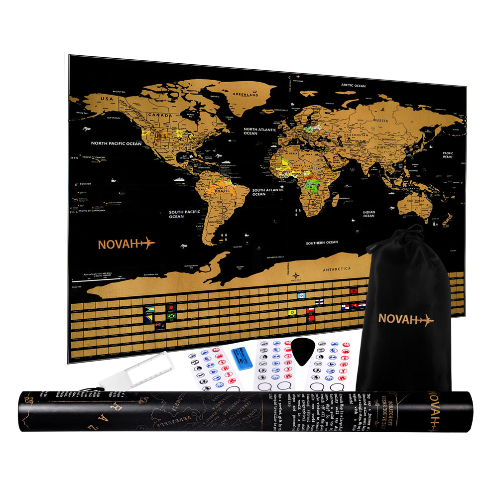 Travel Scratch Map – Pilots HQ LLC.