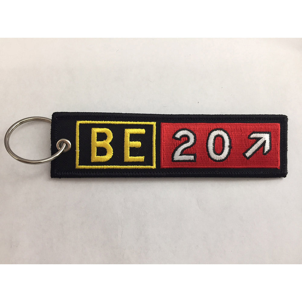 Embroidered Keychain, Beechcraft Be20 – Pilots HQ LLC.