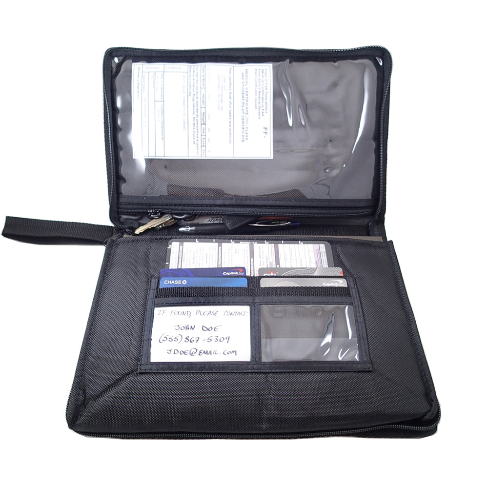 Aero Phoenix - Master Zipper Logbook Case – Pilots HQ LLC.