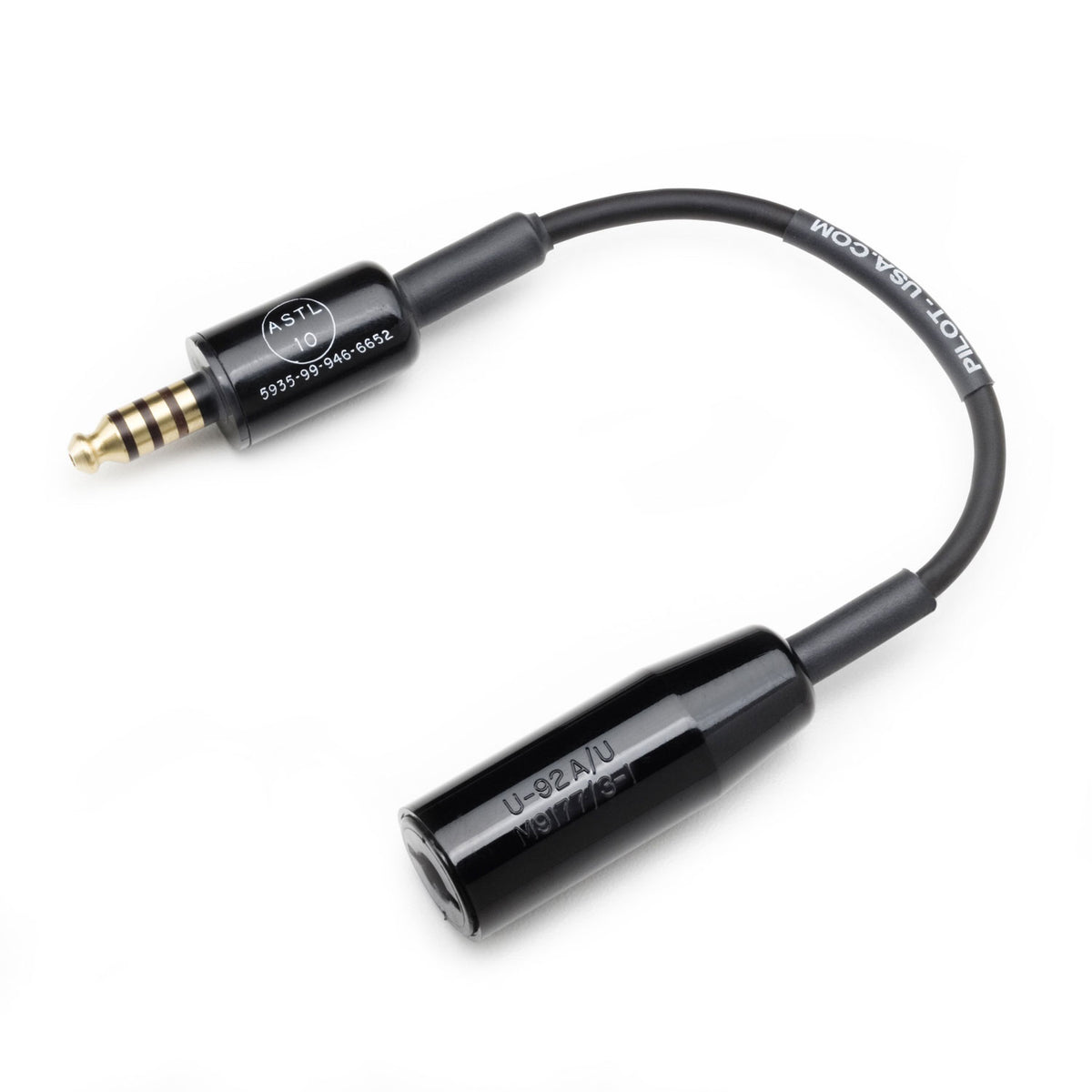 Pilot USA - US NATO to Europe NATO Headset Adapter | PA-84 – Pilots HQ LLC.