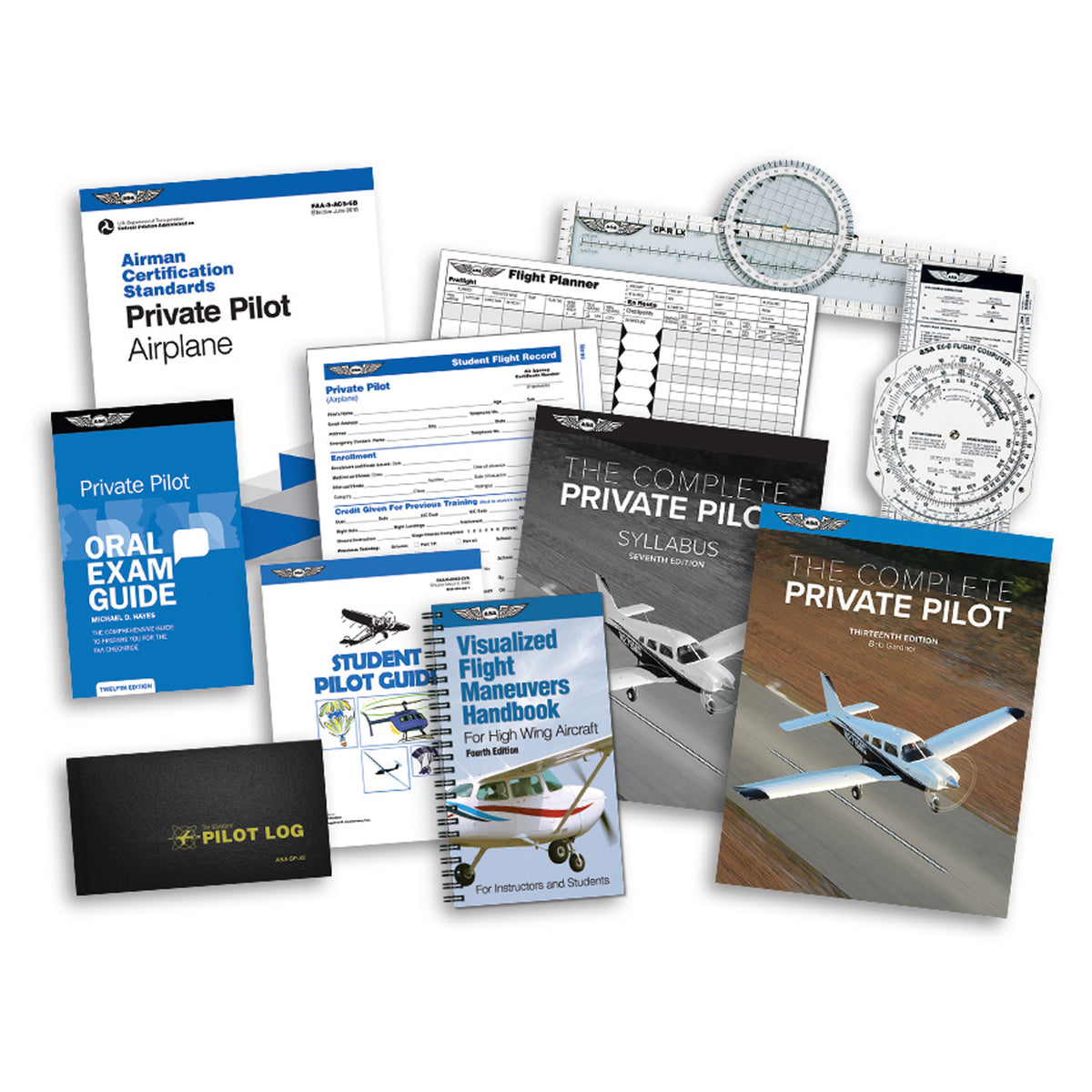 ASA - Complete Student Private Pilot Kit | ASA-PPT-KT1 – Pilots HQ LLC.