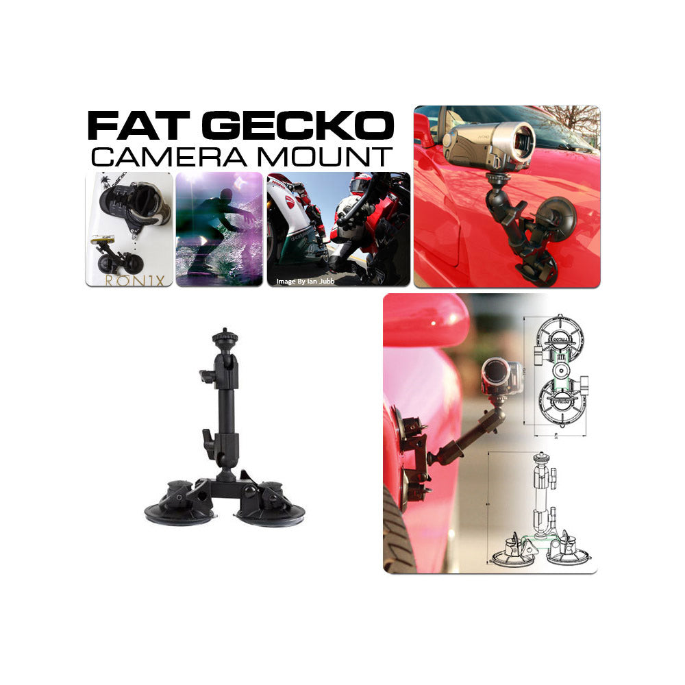 Delkin Devices - Fat Gecko, Dual Suction Mount | R DLK 010 – Pilots HQ LLC.