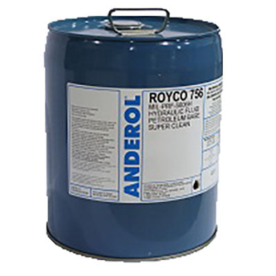 Royco - 756 Hydraulic Fluid, MIL-H-5606H - 5 Gallon – Pilots HQ LLC.