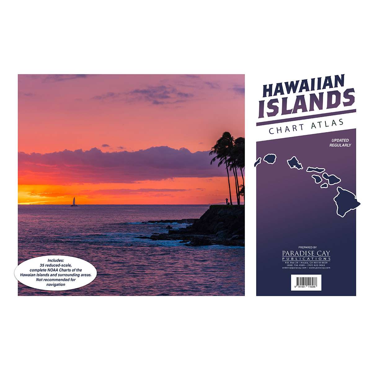 Hawaiian Islands Chart Atlas (12x18 Spiral-Bound) – Pilots HQ LLC.
