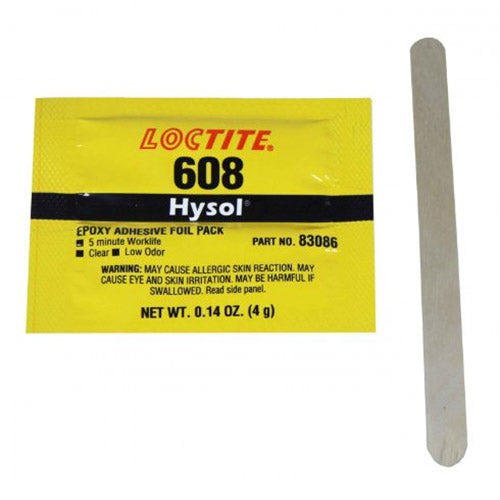 Loctite - 608 Hysol - Epoxy Adhesive - 4 Gram Foil Pouch – Pilots HQ LLC.