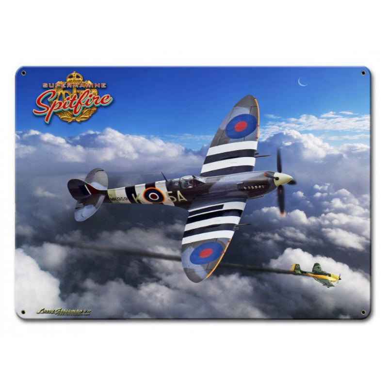 Vintage Signs - Spitfire 15in x 12in | LG792 – Pilots HQ LLC.