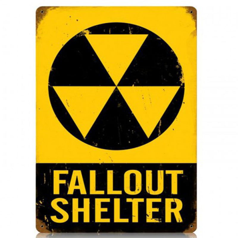 Vintage Signs - Fallout Shelter Sign | V501 – Pilots HQ LLC.